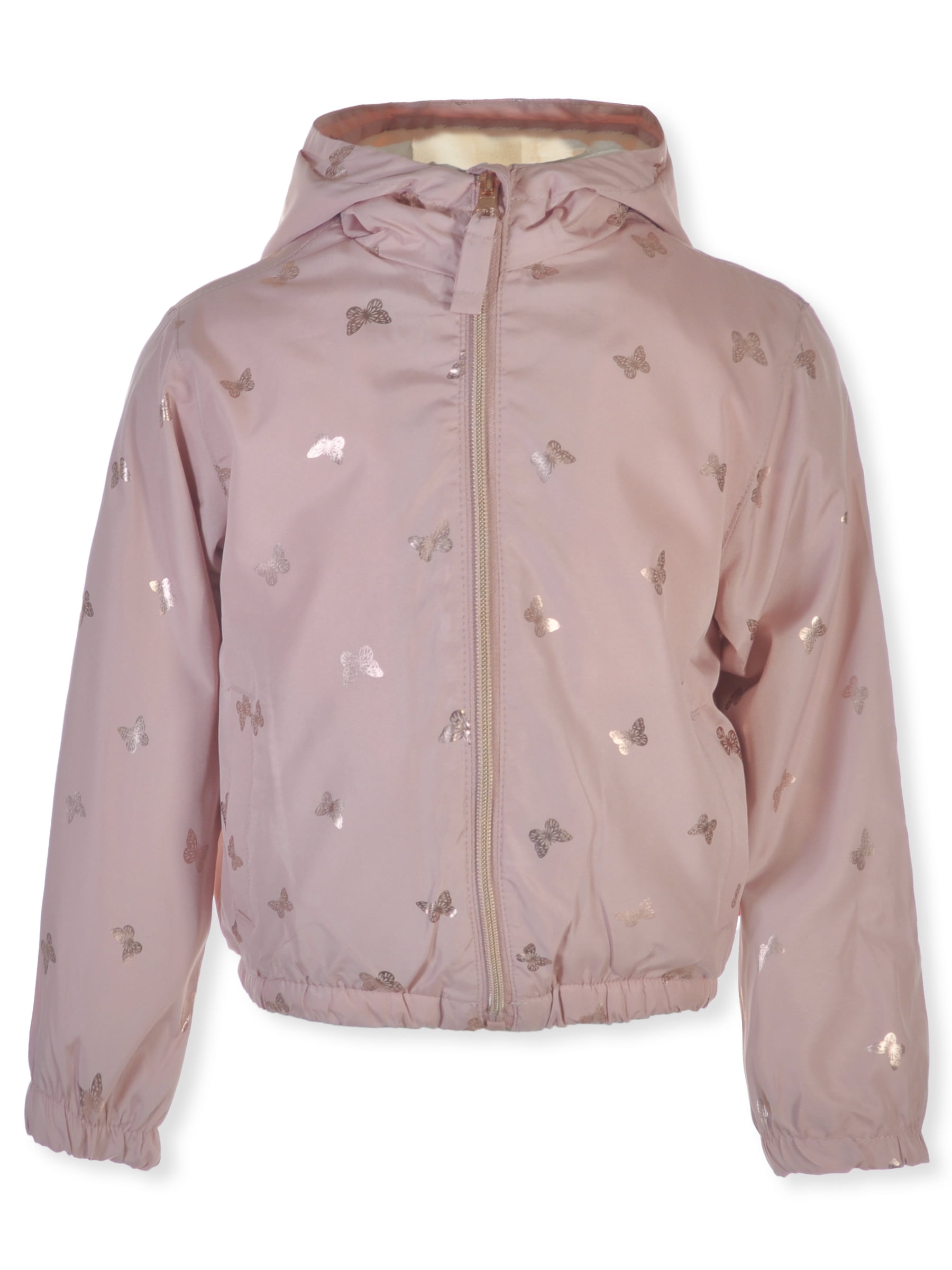 Pink Platinum Girls' Windbreaker Jacket - blush, 6x (Little Girls ...
