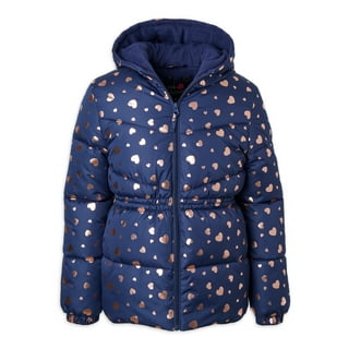 Trolls Toddler Girls’ Iridescent Puffer Jacket with Hood, Sizes 2T- 5T ...