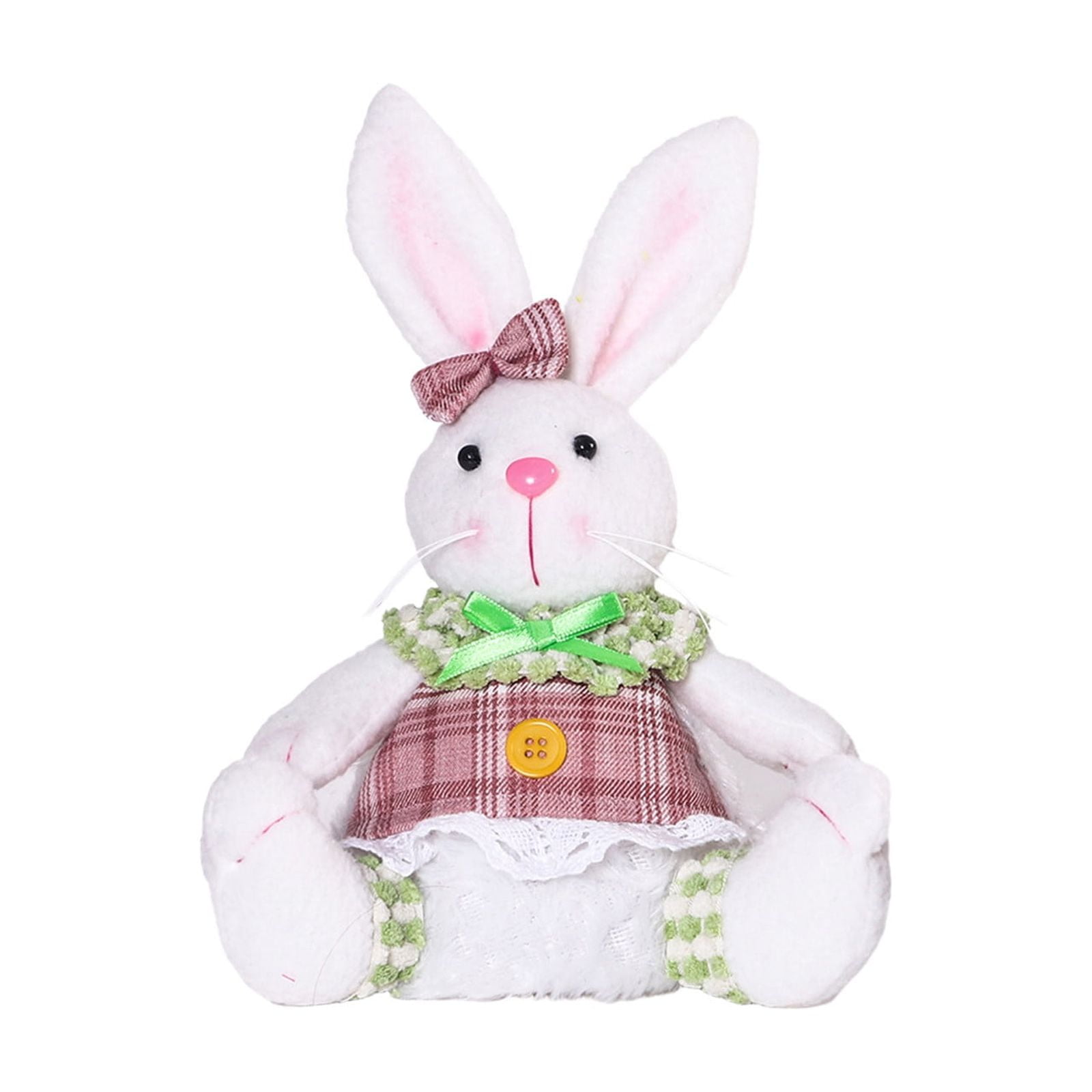 Pink Plush Bunny Stuffed Animal Cute Light Up Plush Bunny Birthday ...