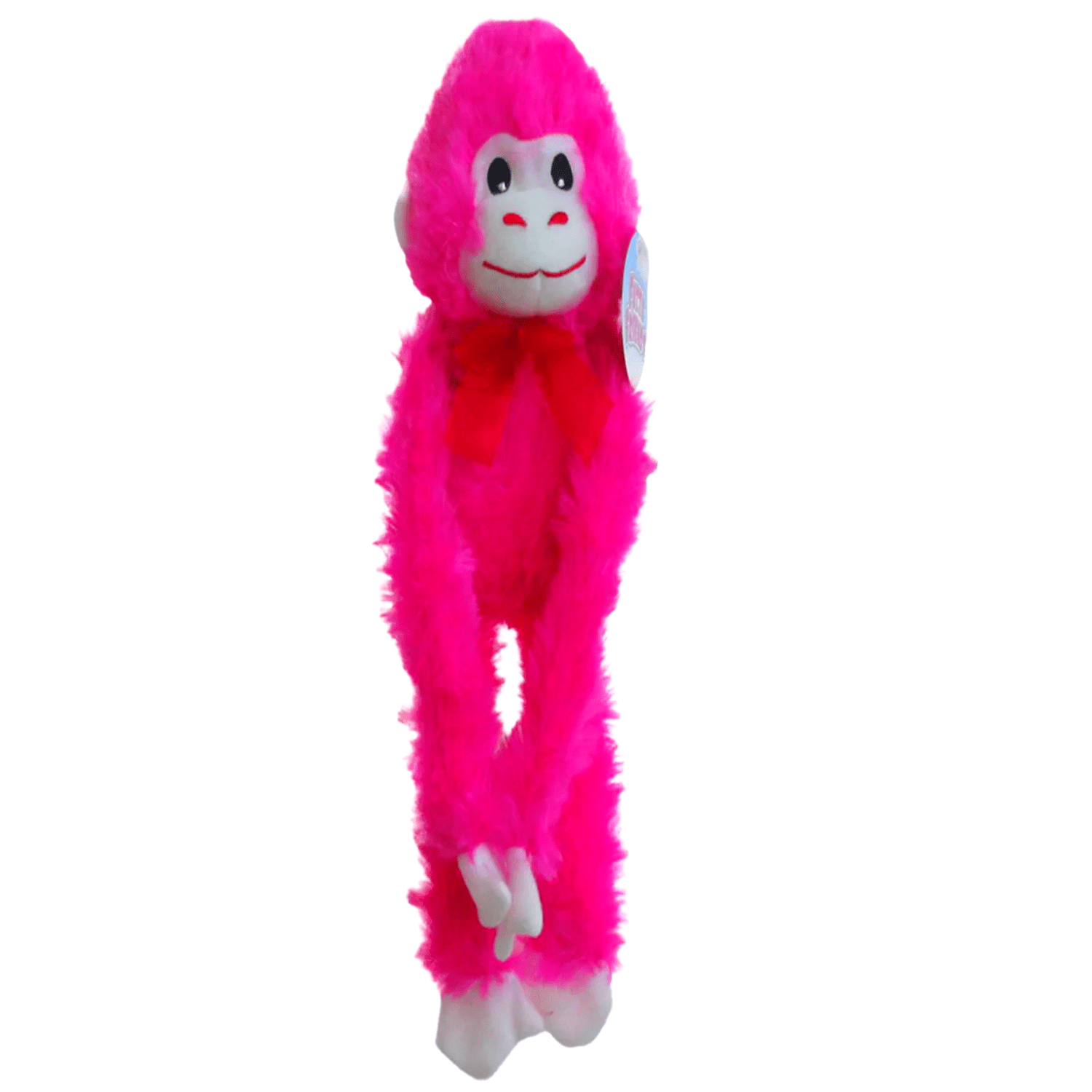 Pink Plush Valentines Day Hanging Monkey 13.5 in for Girlfriend Women ...