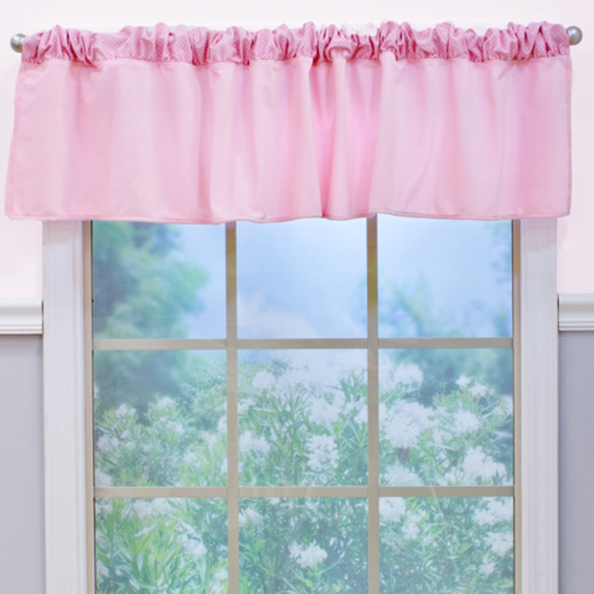 Pink Plush Window Valance - Walmart.com