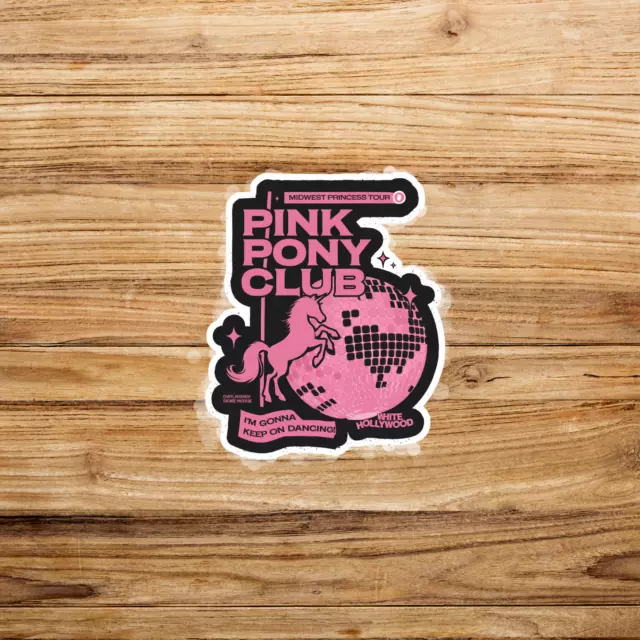 Pink Pony Club Midwest Princess Tour Vintage Dance Sticker Decalphone ...