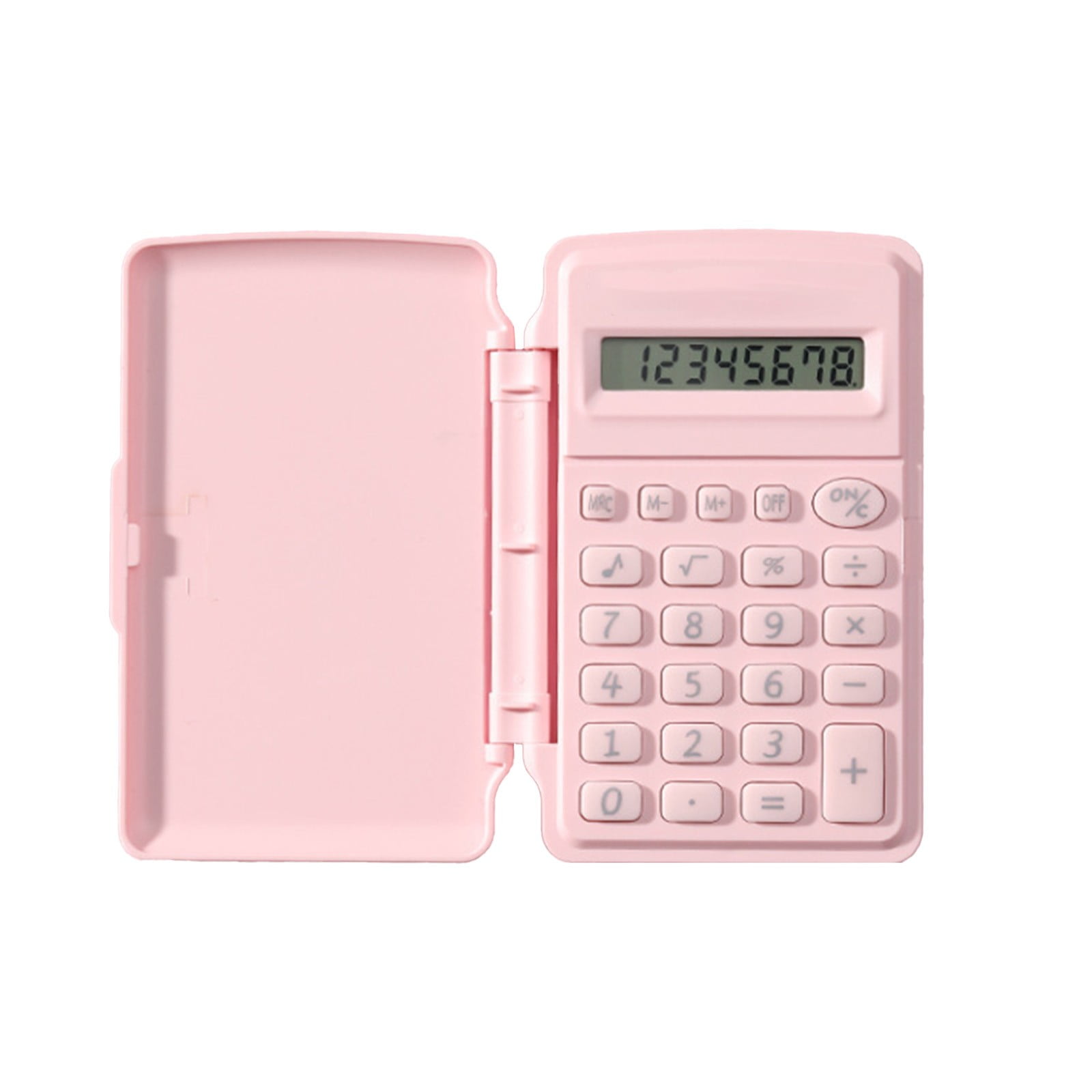 Calculator Small Portable Student Use 8 Digit Flip Top Palm Sized ...