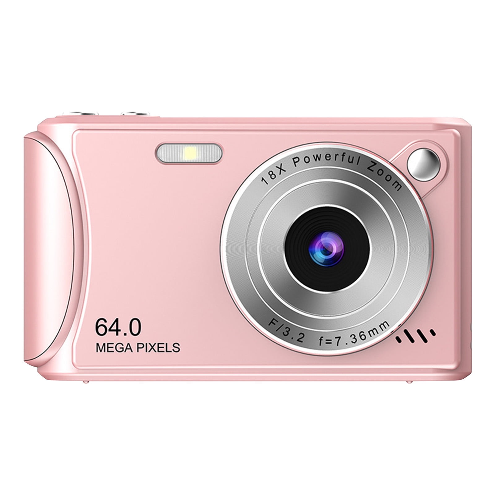 Pink Portable Digital Camera For Students With 18X Zoom 2.4 Inch Lcd ...