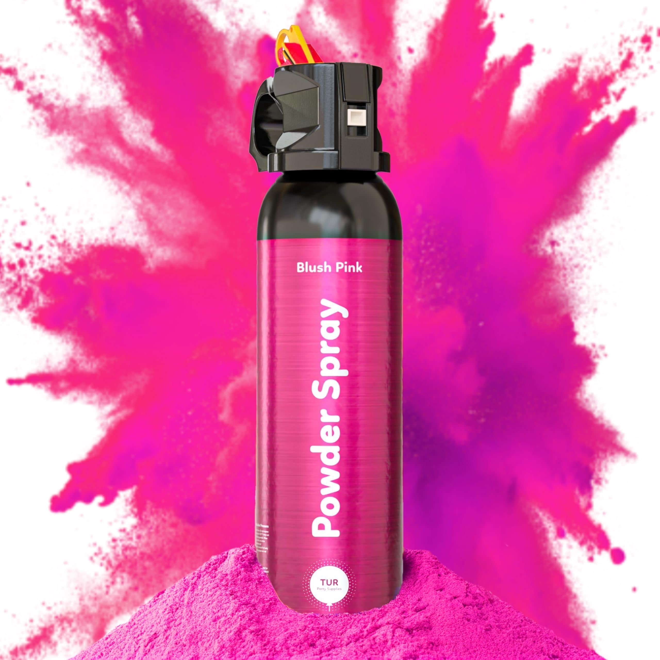Pink Powder Spray Gender Reveal Biodegradable | Launches 25ft | 10 ...