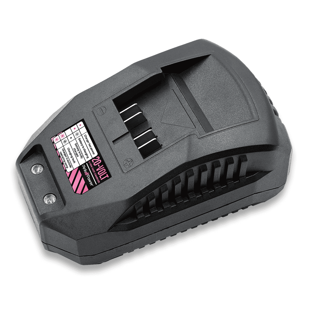 Pink Power PP205 20V Lithium Ion Charger for PP202 Battery for PP203 ...