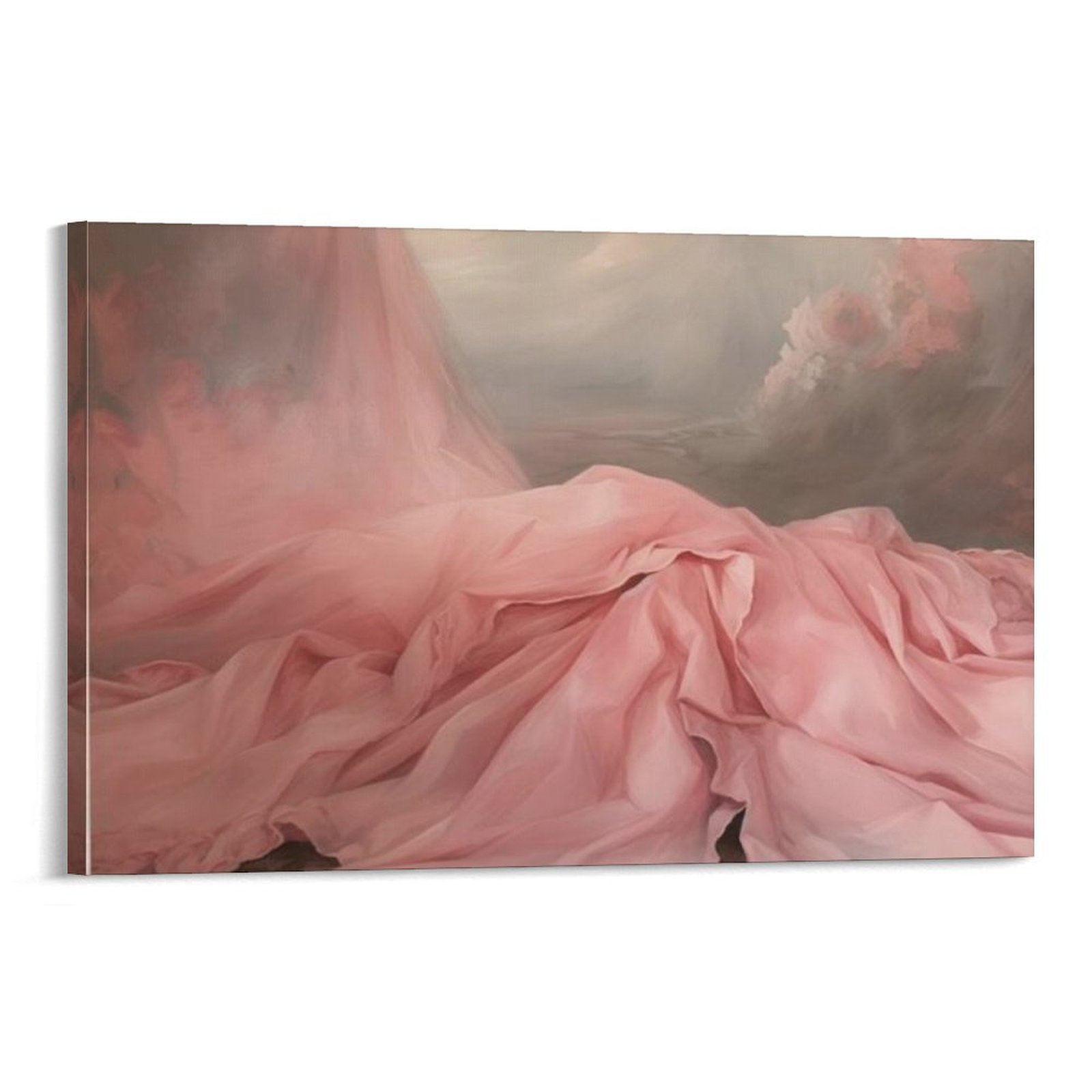 Pink Princesscore Print Antique Oil Painting Pastel Pink Nursery Pink ...