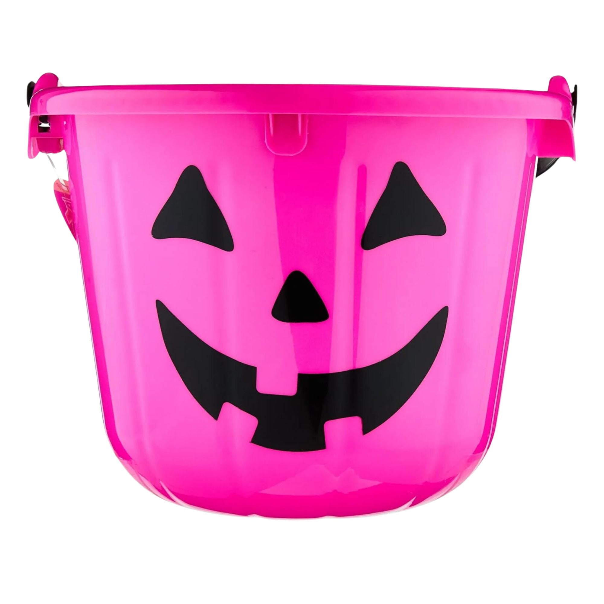 Pink Pumpkin Jack-O-Lantern Candy Treat Bucke 6.5 in., Decoration Home ...