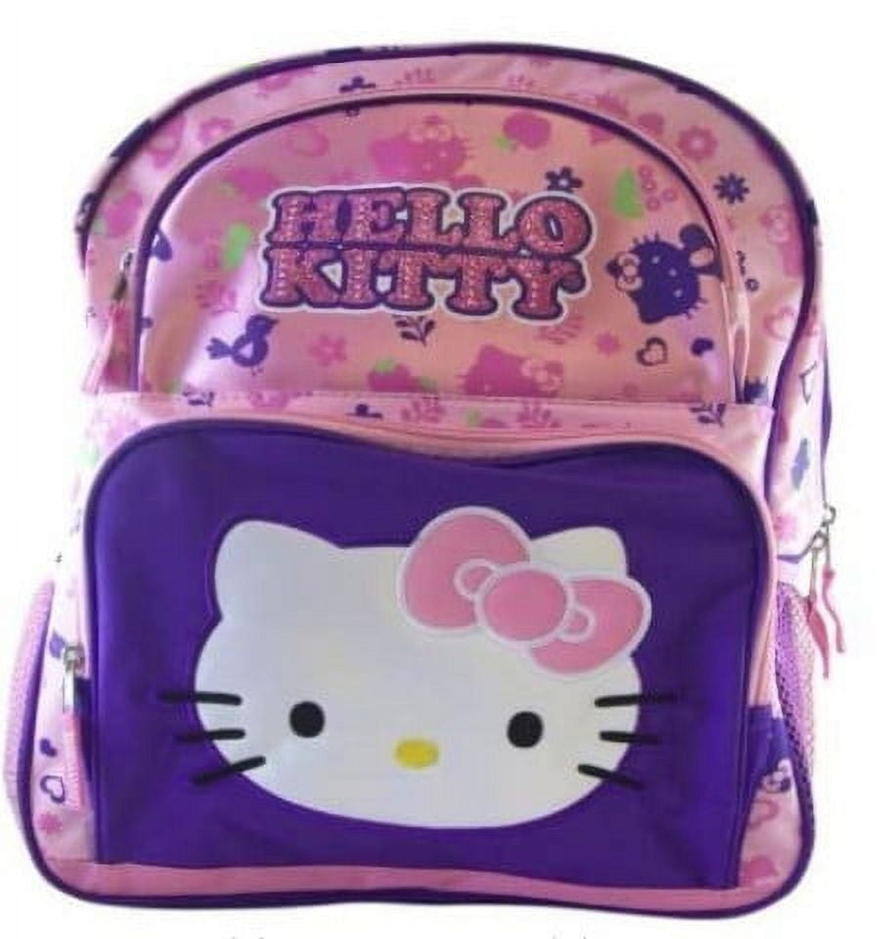 Pink Purple Colors Hello Kitty Backpack - Walmart.com