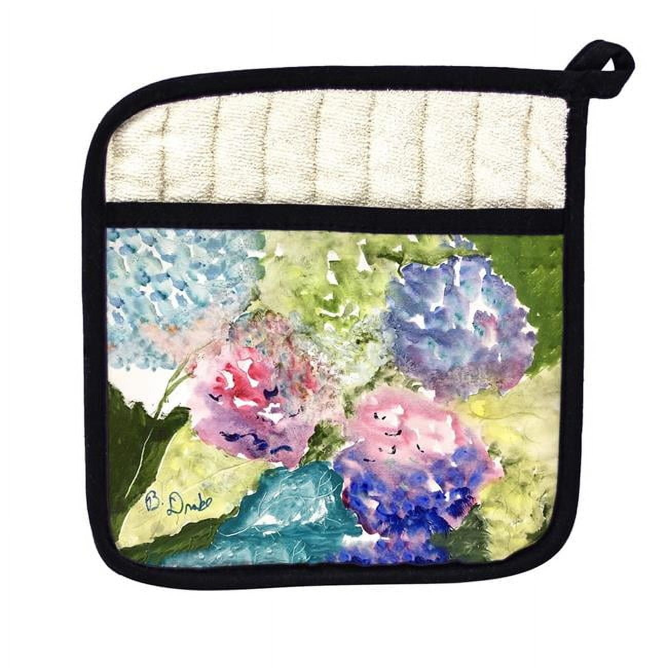 Pink & Purple Hydrangeas Pot Holder - Walmart Business Supplies