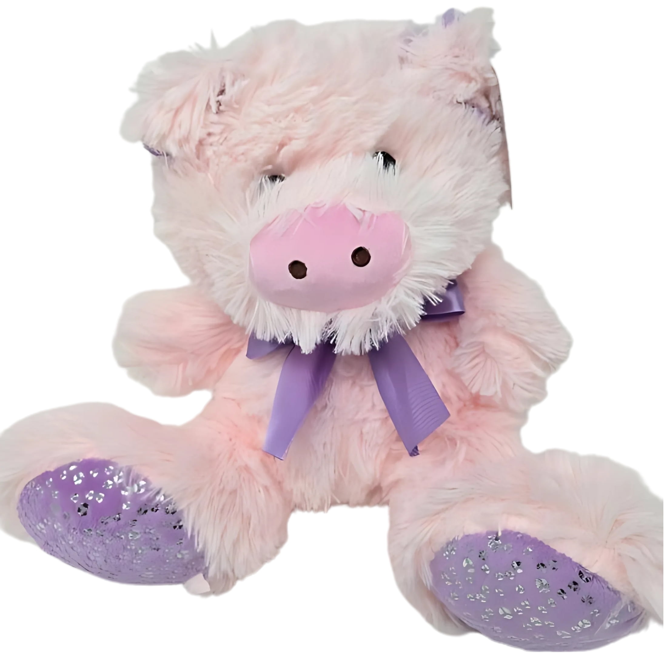 Pink & Purple‎ Valentine's Day 10 Inches Big Feet Stuffed Animal Plush ...