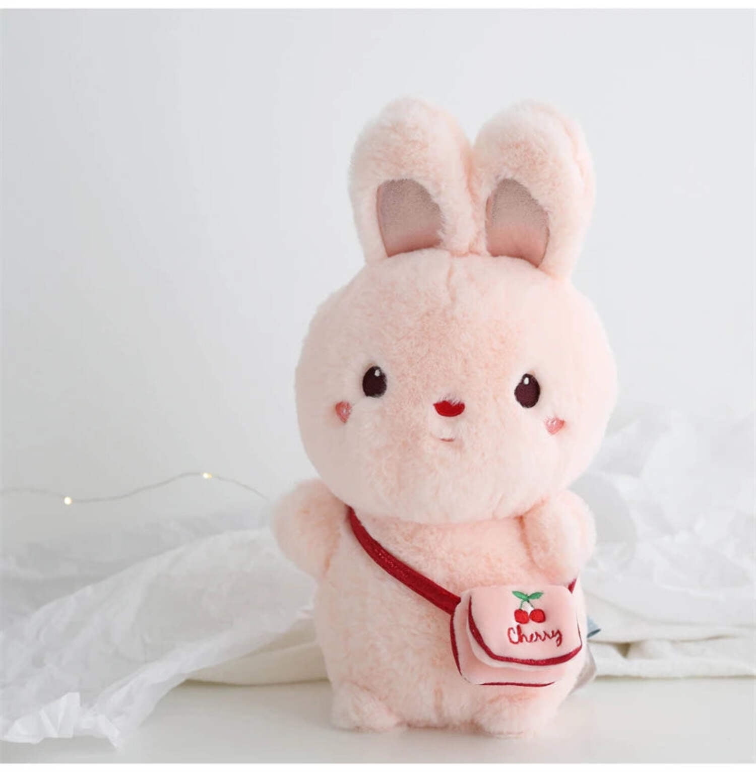 Pink Rabbit Toy Stuffed Animal Japanese Style Rabbit Kawaii Doll Plush ...