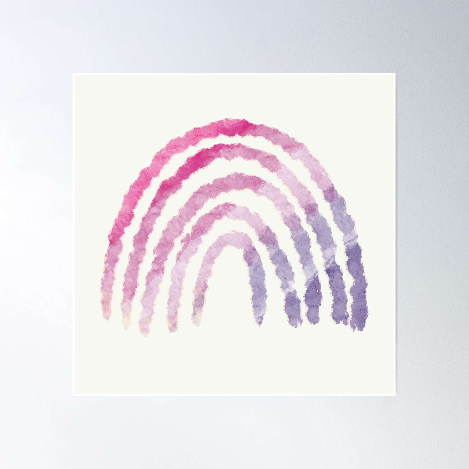 Pink Rainbow Pride Art Poster Wall Art, Modern Wall Decor, 24x36 ...
