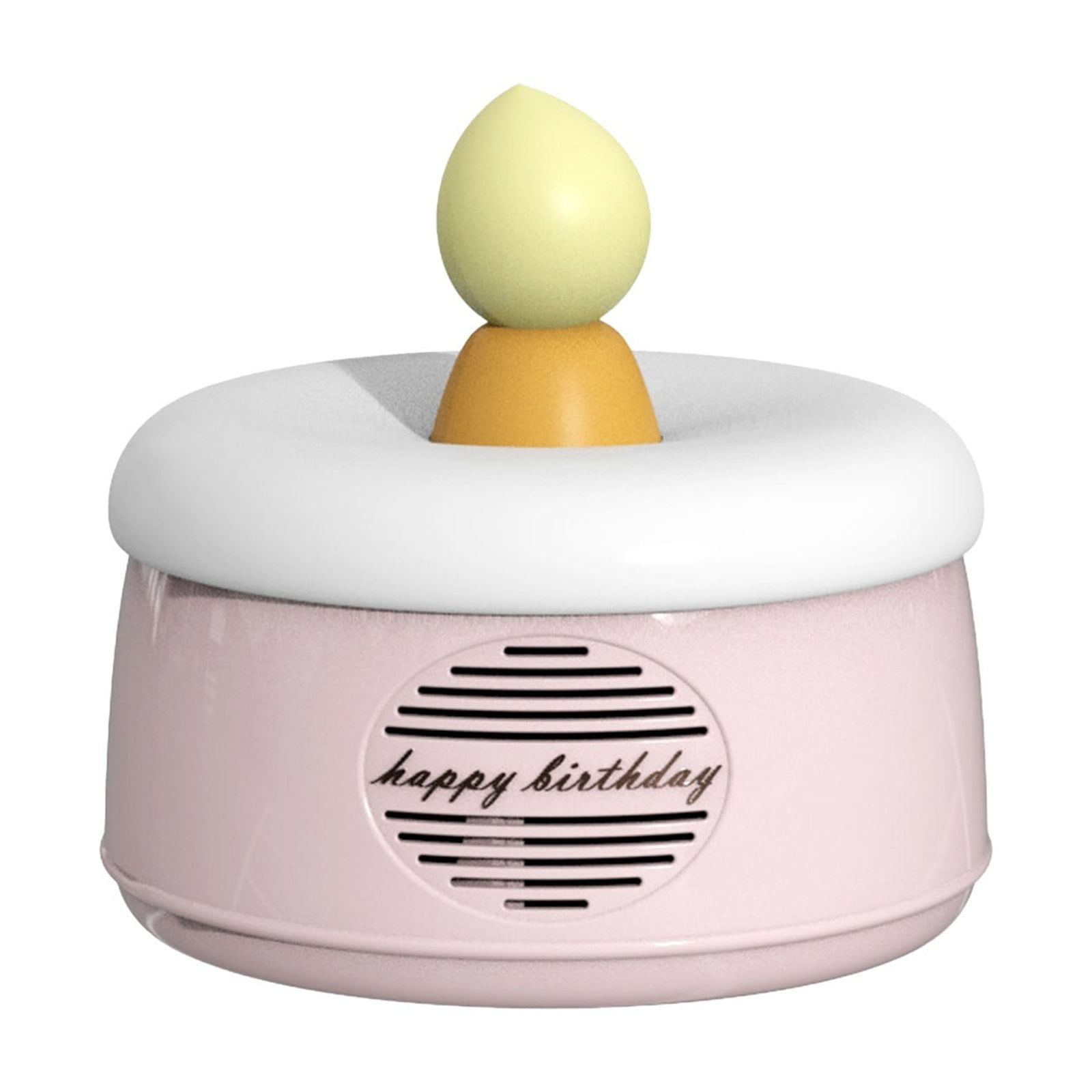 Pink Rechargeable Wireless Bluetooth Speaker Birthday Cake Shape With ...