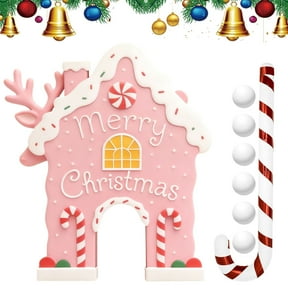 2026 Funny Gingerbread Golf Game Set, Christmas Indoor Golf Toy with ...