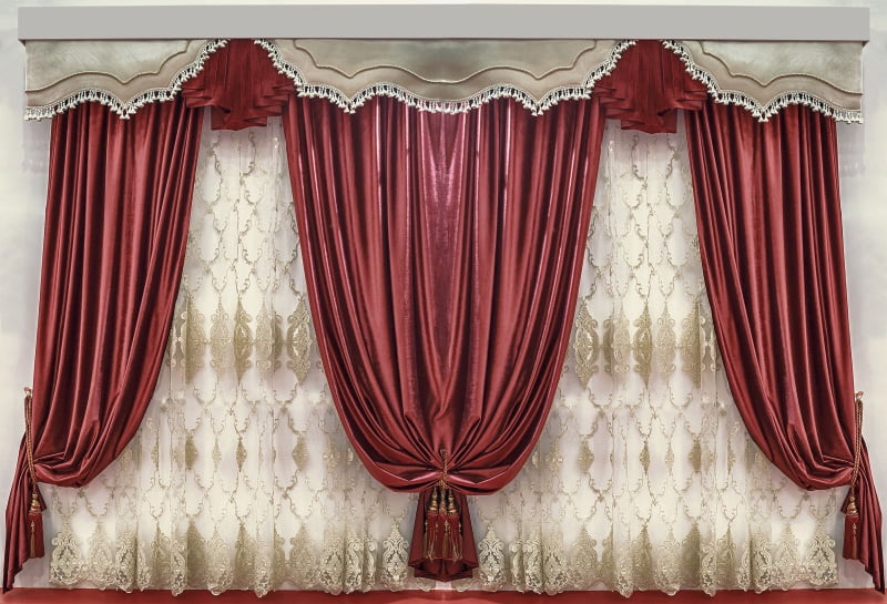Pink Retro Wall Backdrop European Style Modern House Room Classic ...