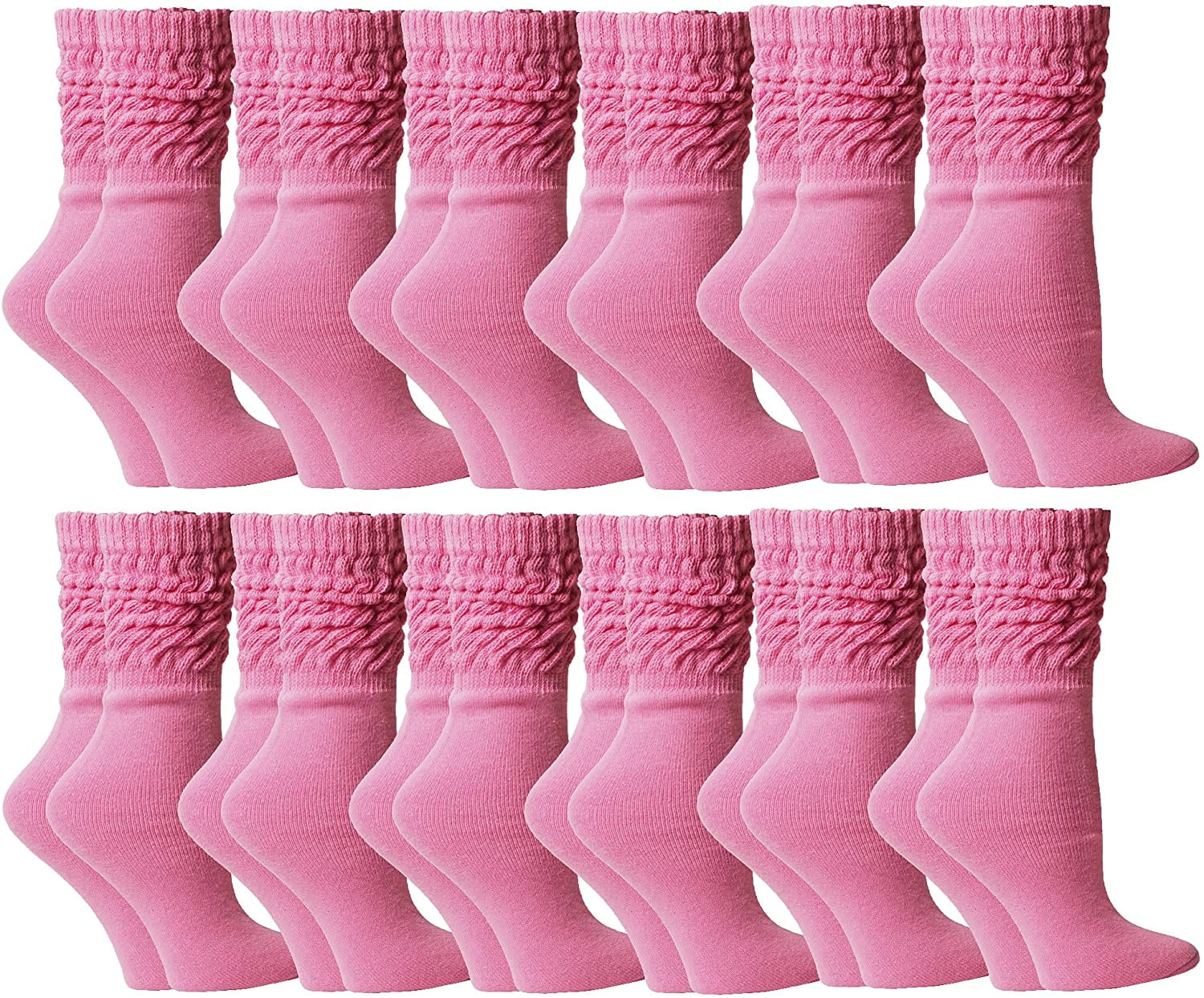 Pink Ribbon Breast Cancer Awareness Ankle/Crew Socks for Women ...
