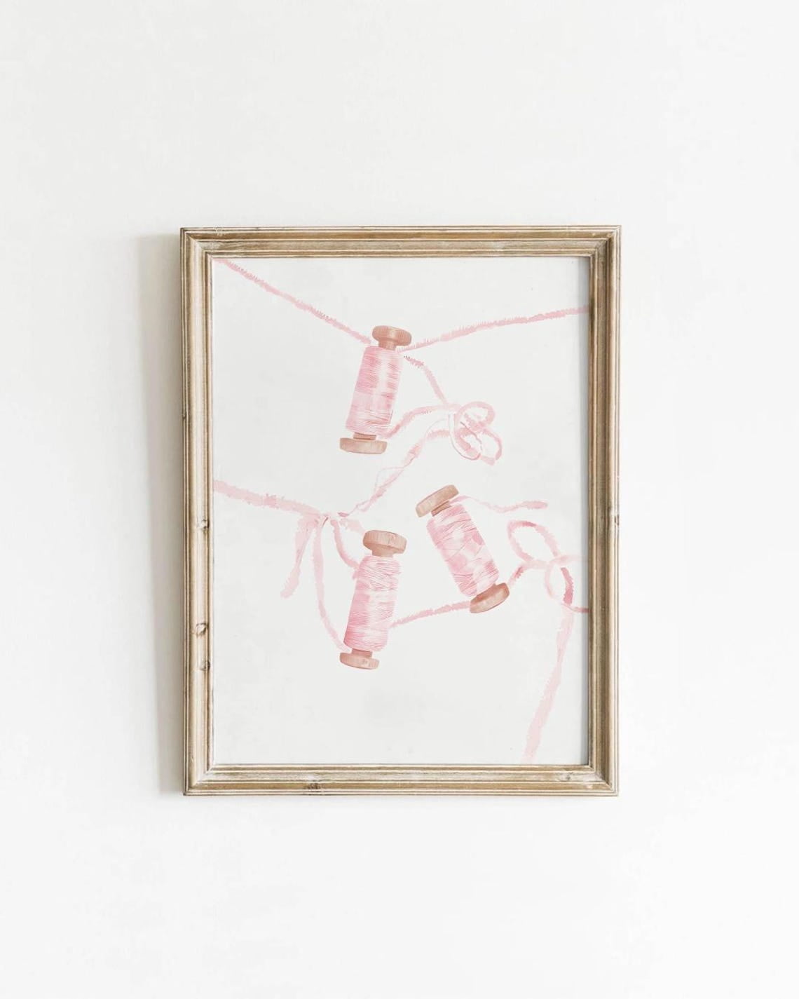 Pink Ribbon Coquette Feminine Girly Nursery Decor Cute Preppy Aesthetic ...
