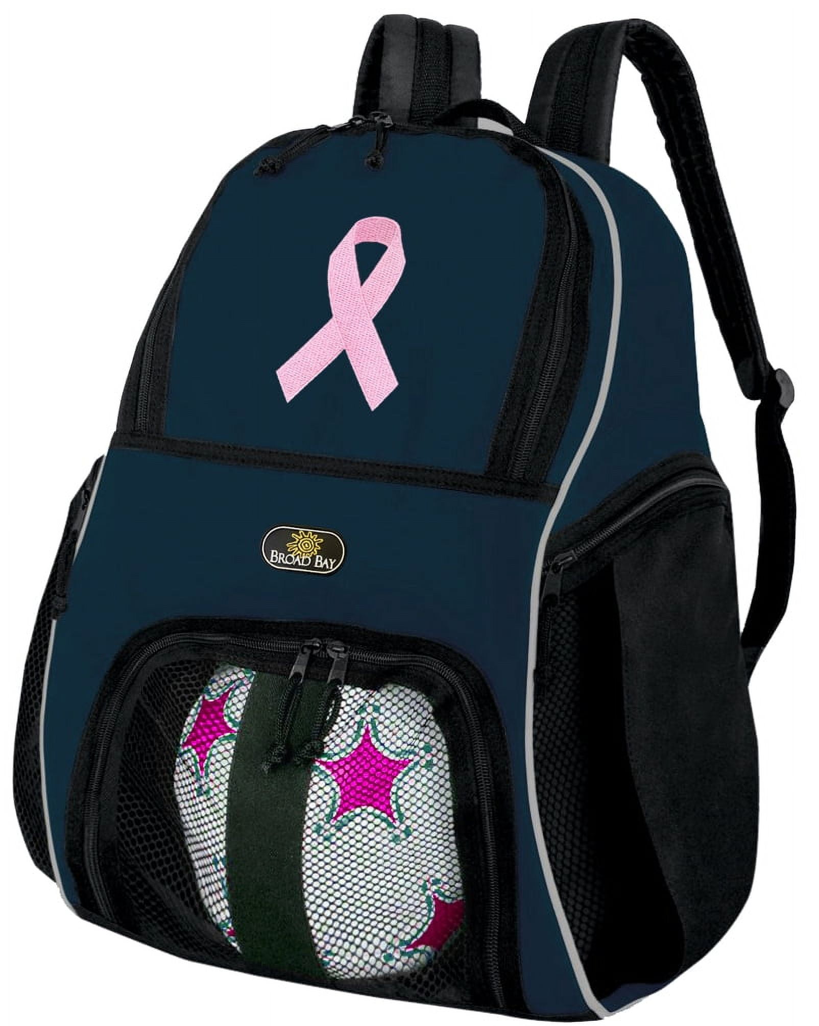 Pink Ribbon Soccer Backpack or Pink Ribbon Volleyball Bag - Walmart.com