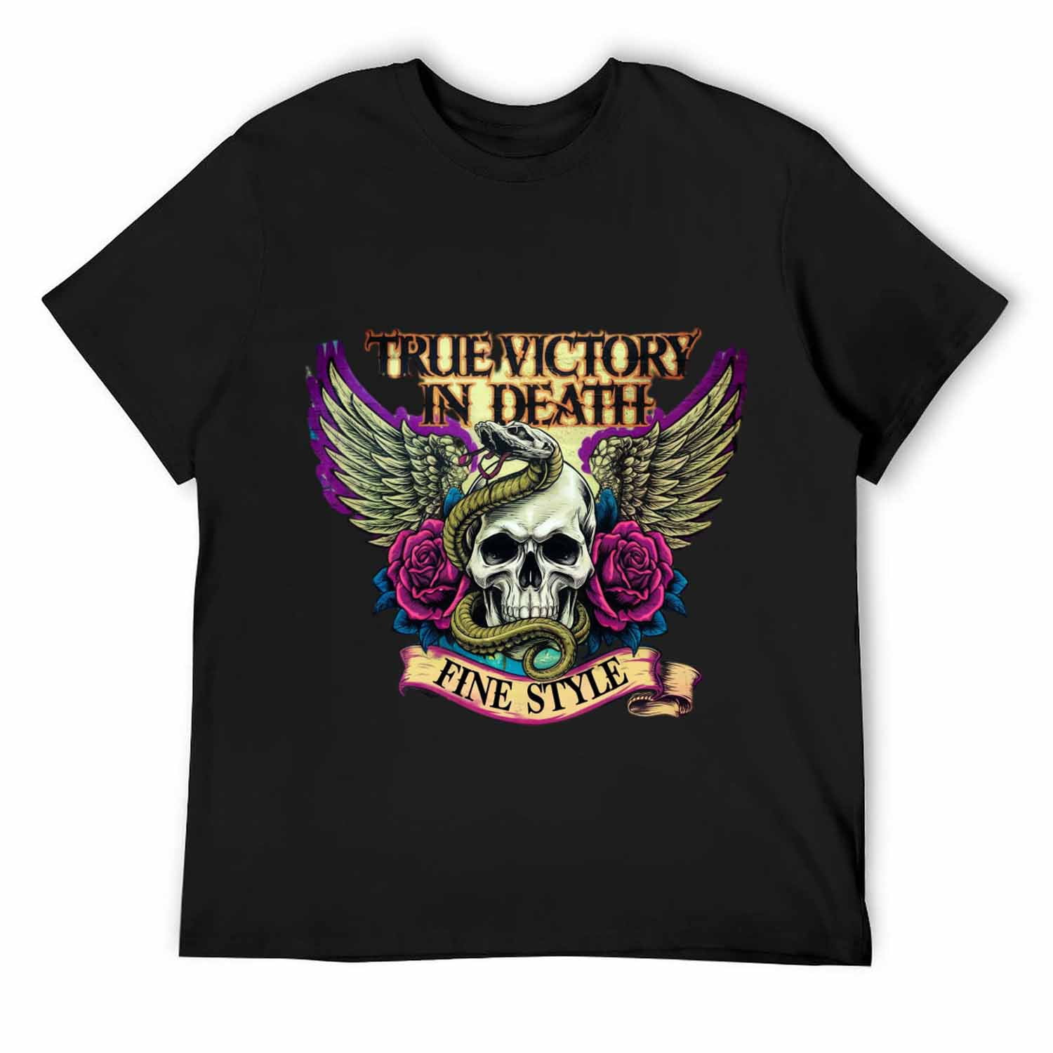 Pink Ribbon Strong Women True Victory In Death Breast Cancer T-Shirt ...
