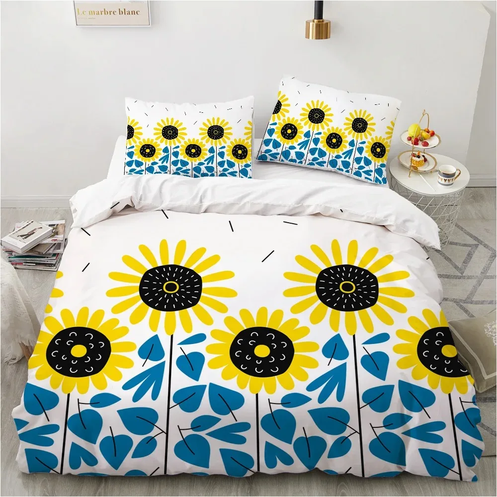 Pink Rose Flowers Duvet Cover Sets Bedding Set Comforter Bed Lin Twin ...