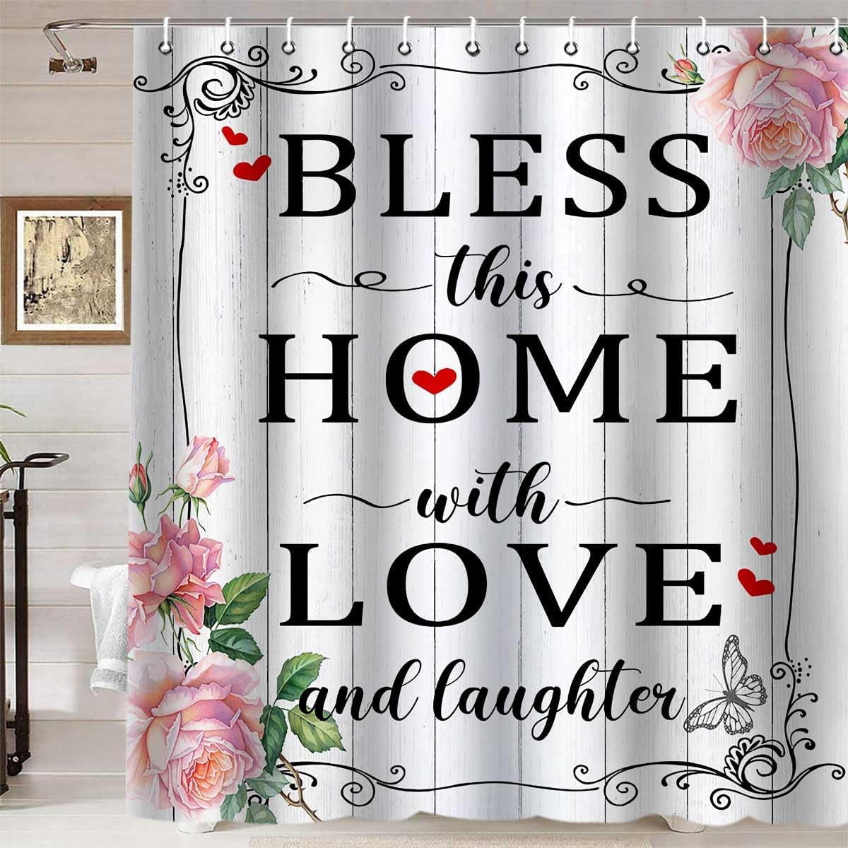 Shower Curtains With Quotesnull