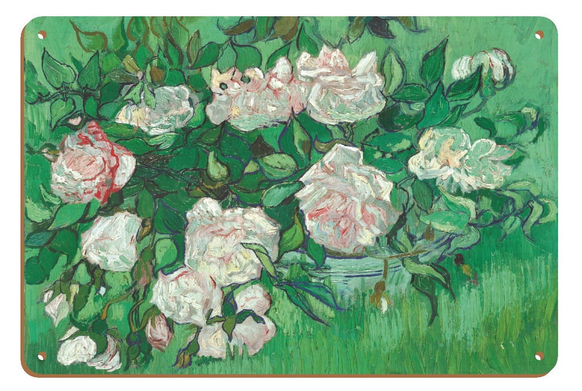 Pink Roses (Rosa Rosen) - From an Original Color Painting by Vincent ...