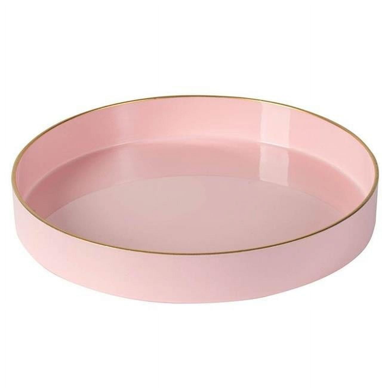 Pink Round Decorative Tray - Walmart.com