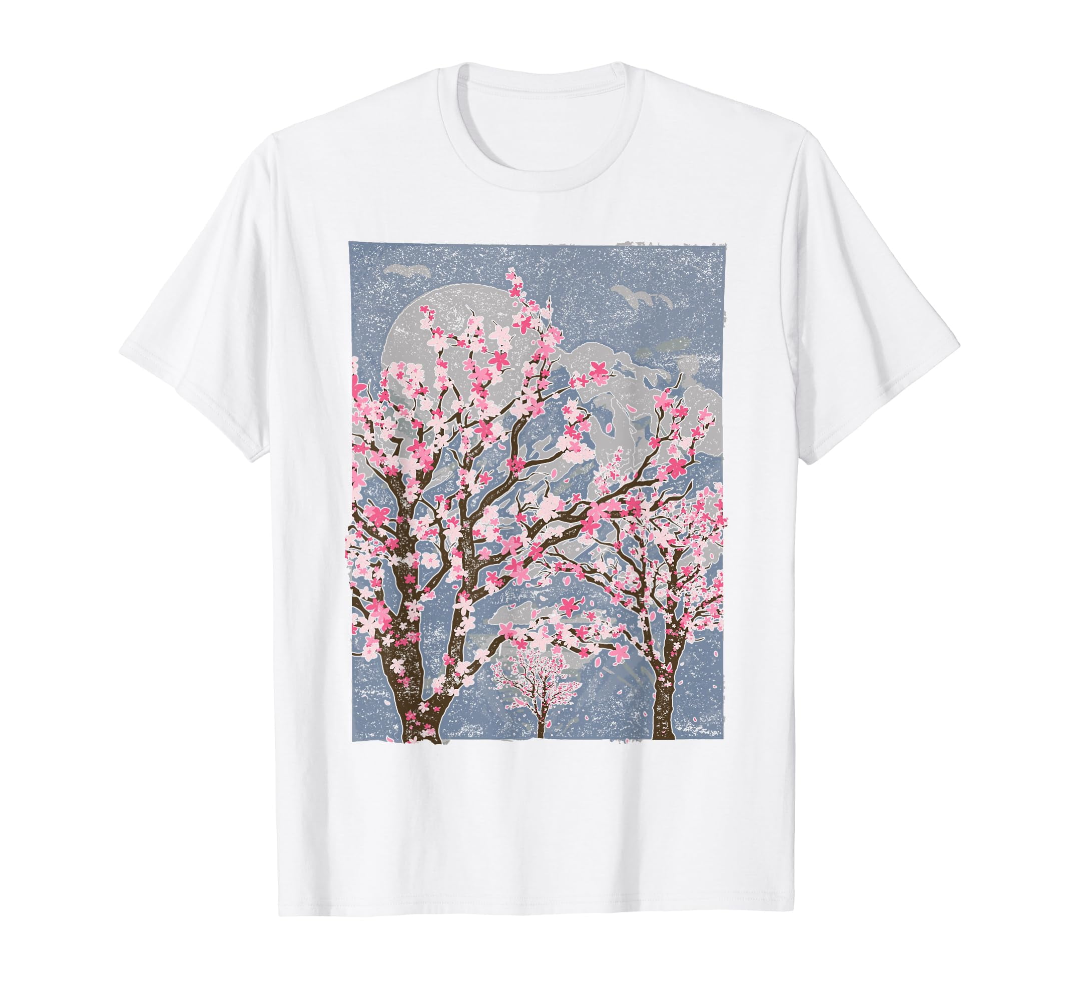 Pink Sakura Tree Pretty Flower Japanese Cherry Blossom T-Shirt ...