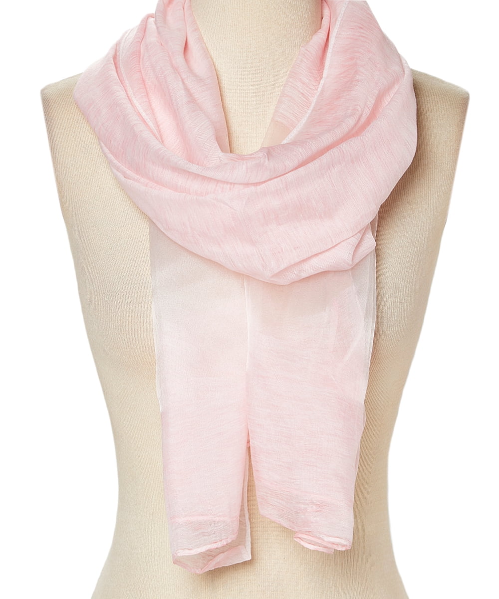 Pink Scarfs for Women Fashion Winter Lightweight Scarves Evening Prom ...