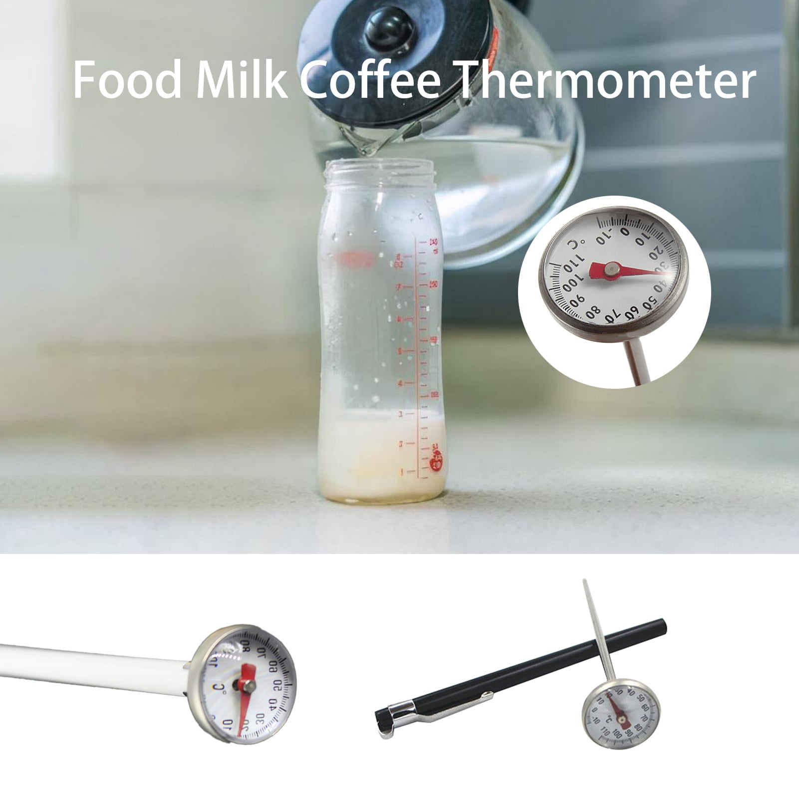 Pink Season 1 Set Milk Thermometer Accurate Portable Baby Bottle Water ...