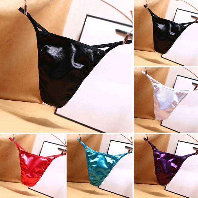 Pink Season U Convex Low Rise Solid Color Men Thong U Convex Open Hip G ...