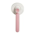 Pink Self Cleaning Slicker Pet Comb For Cats Dogs Plastic Hair Removal ...