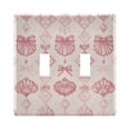 Pink Shells Gems Bows Light Switch Cover Electrical Outlet Cover ...