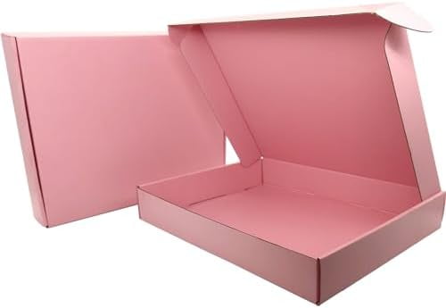 Pink Shipping Boxes for Small Business Pack of 25-13x10x2 inches ...