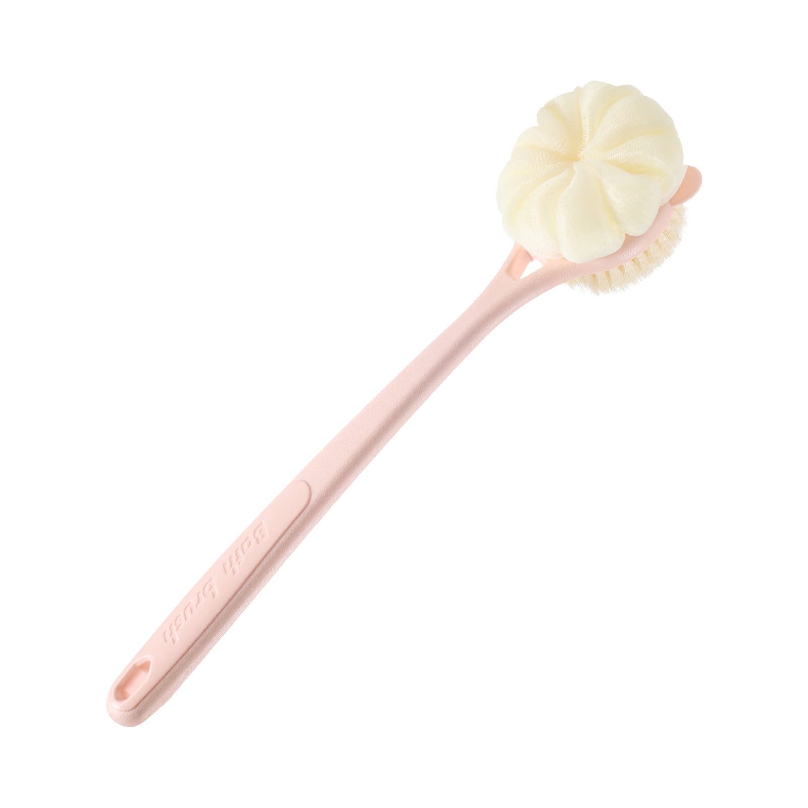 Pink Shower Brush With Long Handle Soft Body Brush Back Scrubbers For ...