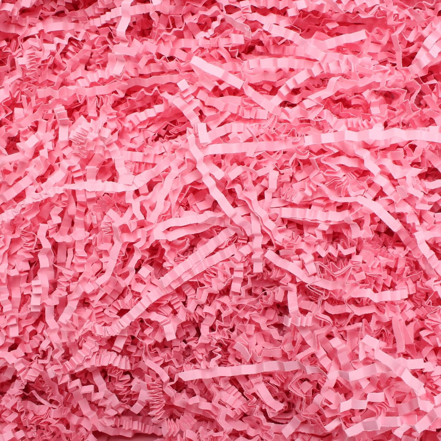 Pink Shredded Paper for Gift Wrapping, 1LB Pink Crinkle Paper Filler ...
