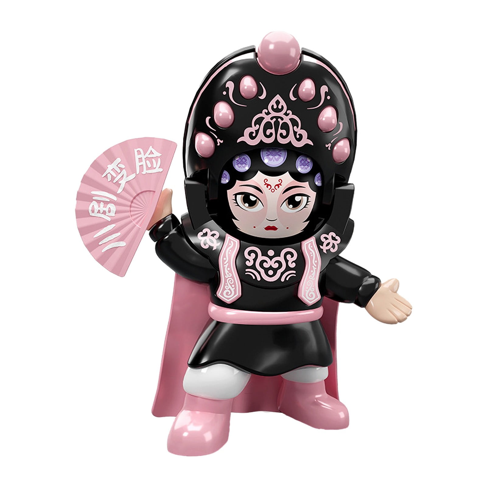 Pink Sichuan Opera Face Changing Doll Peking Opera Figurine Desktop ...