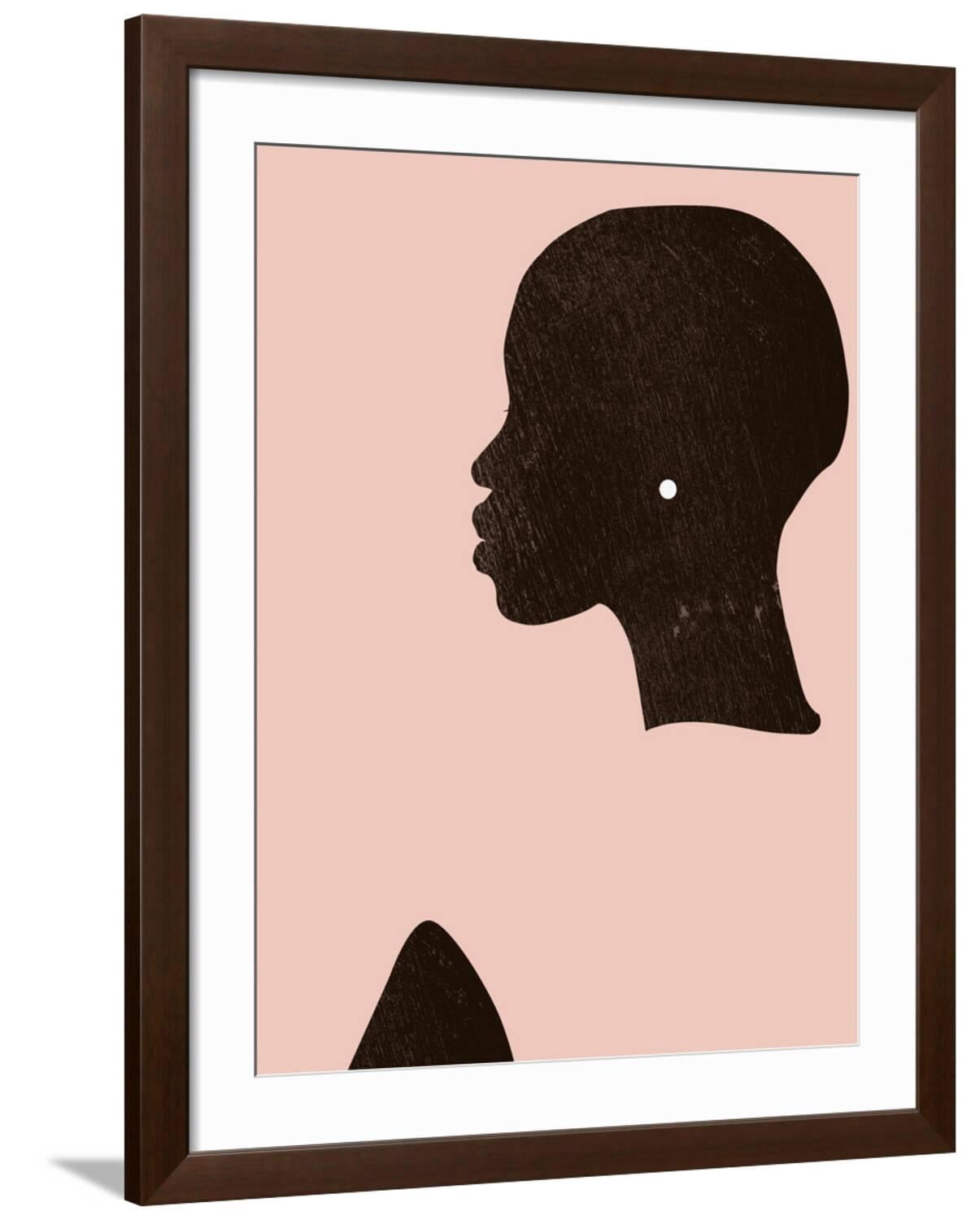 Pink Silhouette I Framed Art Print by Jennifer Parker, 24" x 32", Sold ...