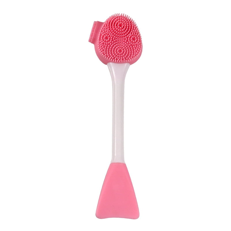 Pink Silicone Facial Cleansing Brush Beauty Mask Applicator Makeup Tool ...