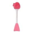 Pink Silicone Facial Cleansing Brush Beauty Mask Applicator Makeup Tool ...