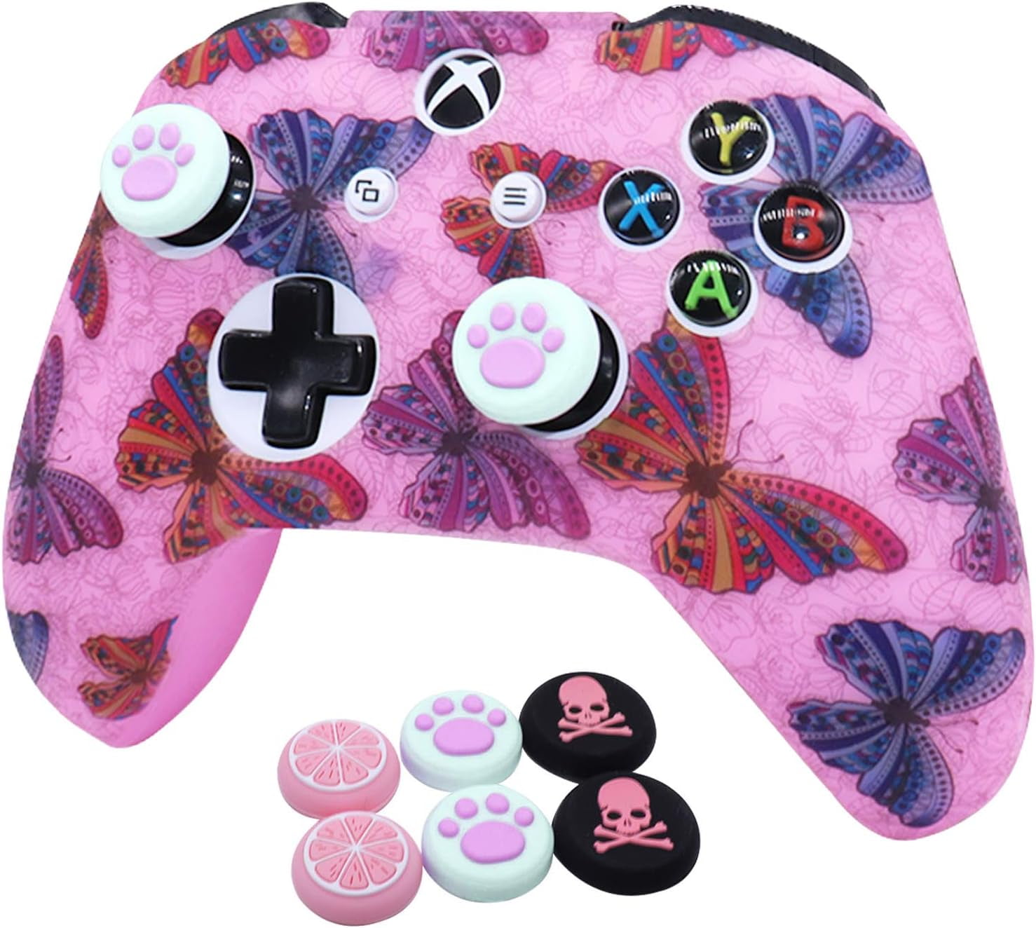 Pink Skins for Xbox One S Controller . Silicone Cover Protector Case ...