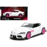 Jada Toys, 1/32 Scale Die-Cast Toyota Supra Pink Slips Series, White ...
