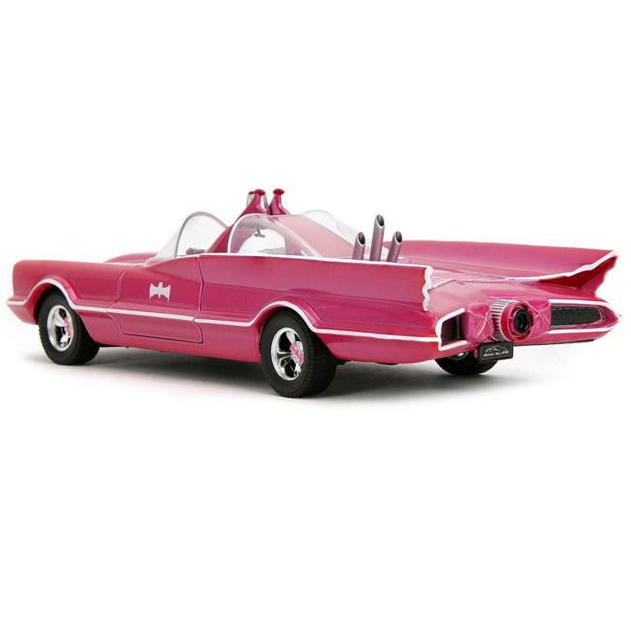 Pink Slips W7 1:24 Classic TV Series Batmobile Die-Cast Car w/Base ...