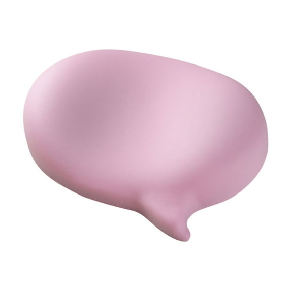 Pink Soft Rubber Mouse Wrist Support, Ergonomic Pad For Comfort & Pain ...