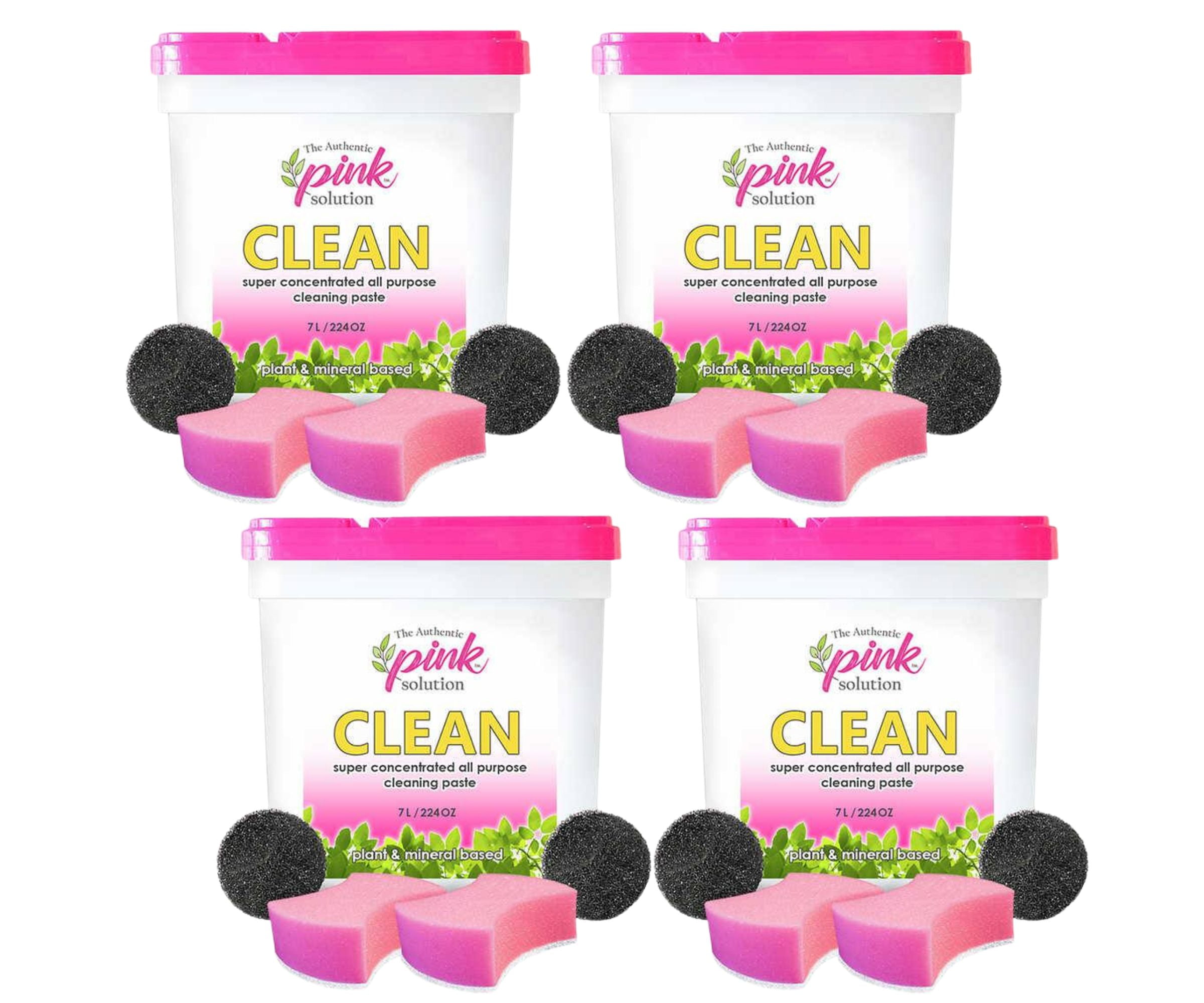 Pink Solution All-Purpose Cleaner - 7L (224 fl oz) Bundle, 4-Pack Case ...