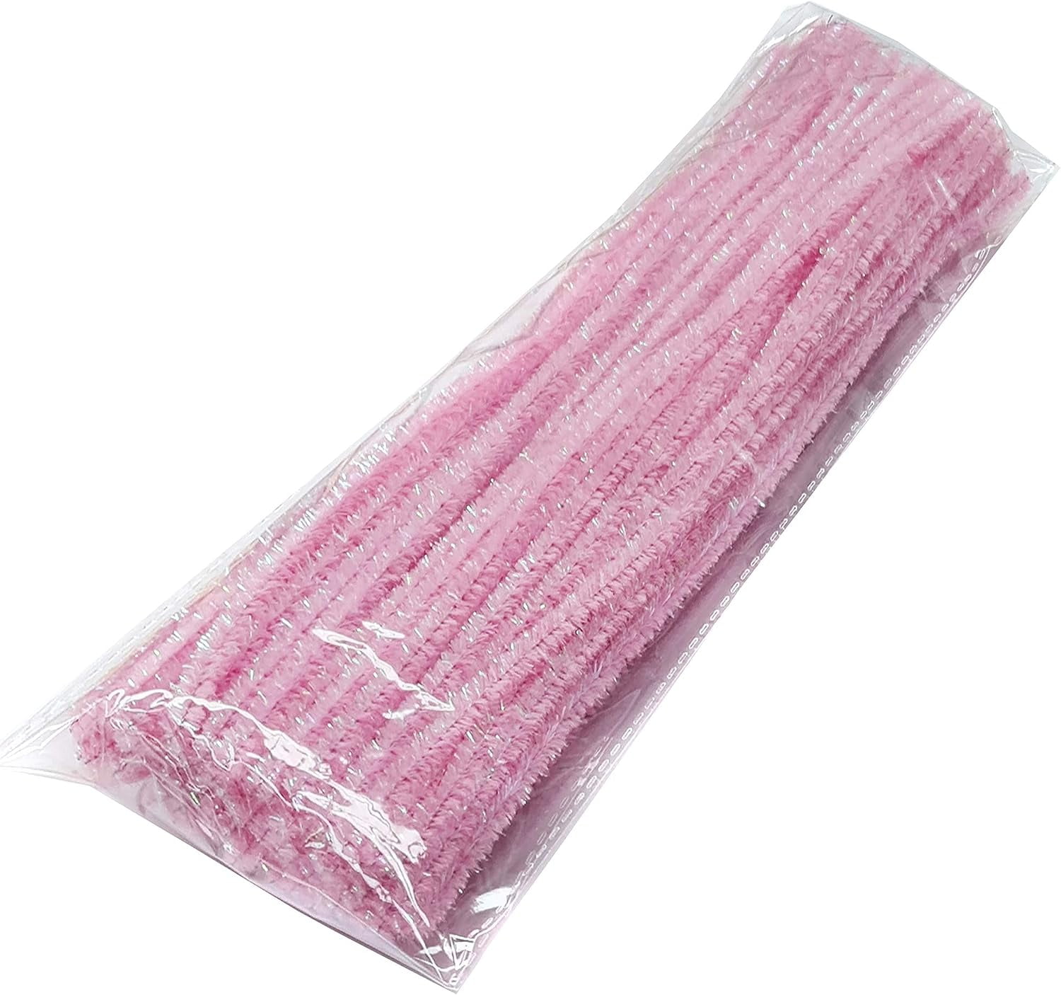 Pink Sparkle Craft Pipe Cleaners - Pack of 50 - Walmart.com