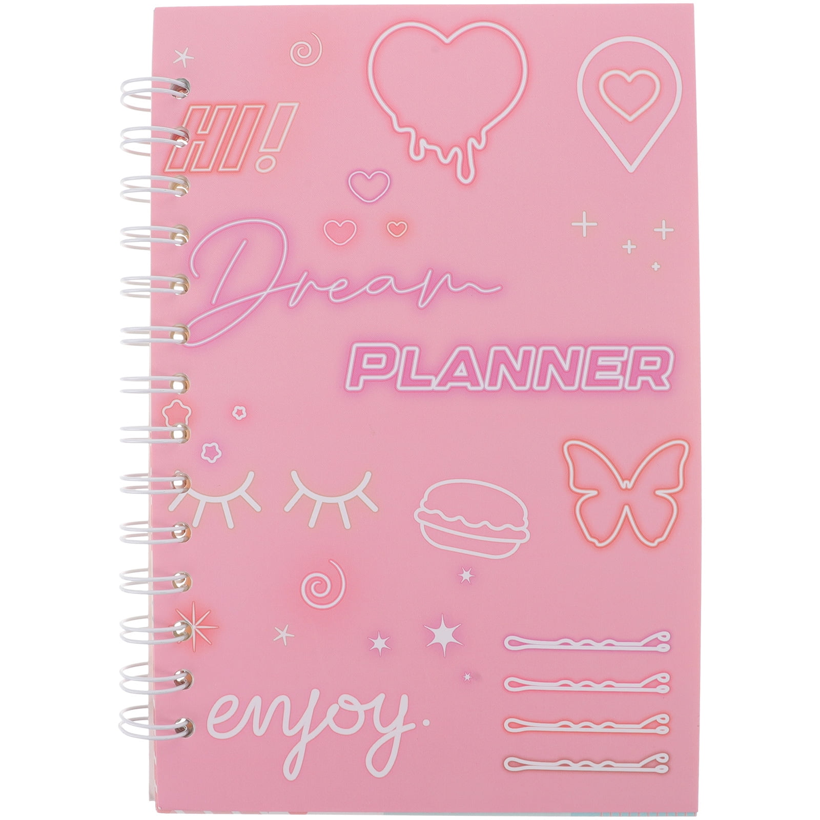 English Daily Planner Schedule Notebook Portable Students Planner ...