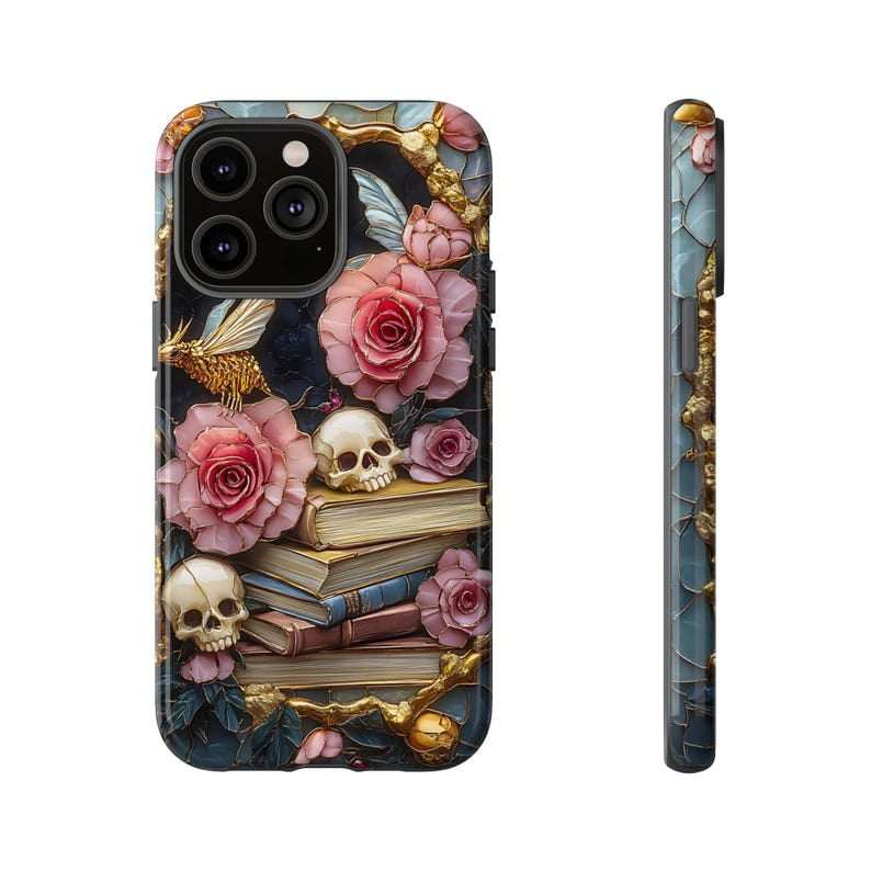 Pink Stained Glass Floral Cottagecore Touch Phone Case for iPhone 11 to ...