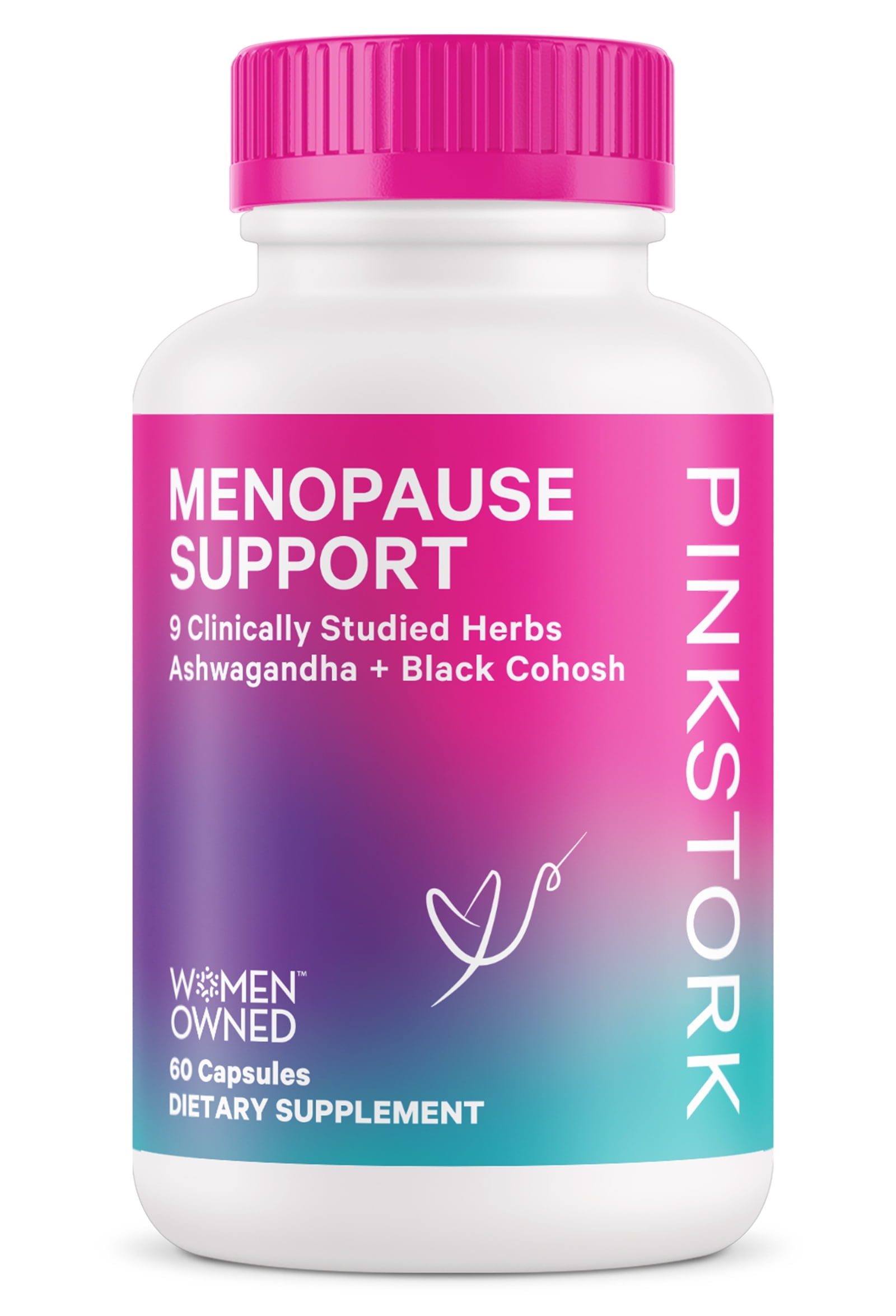 Pink Stork Menopause Support Complex: Ashwagandha, Maca Root, Black ...